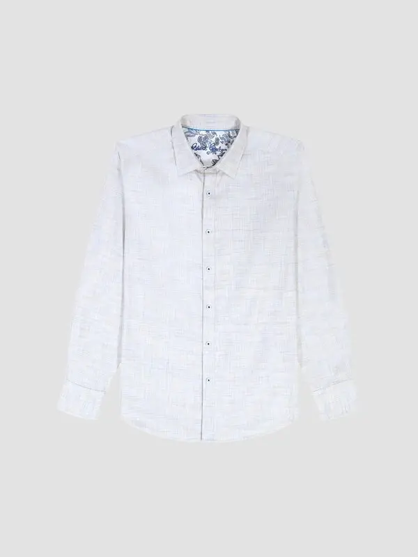 Robert Graham Edison Space-dye Cotton Shirt