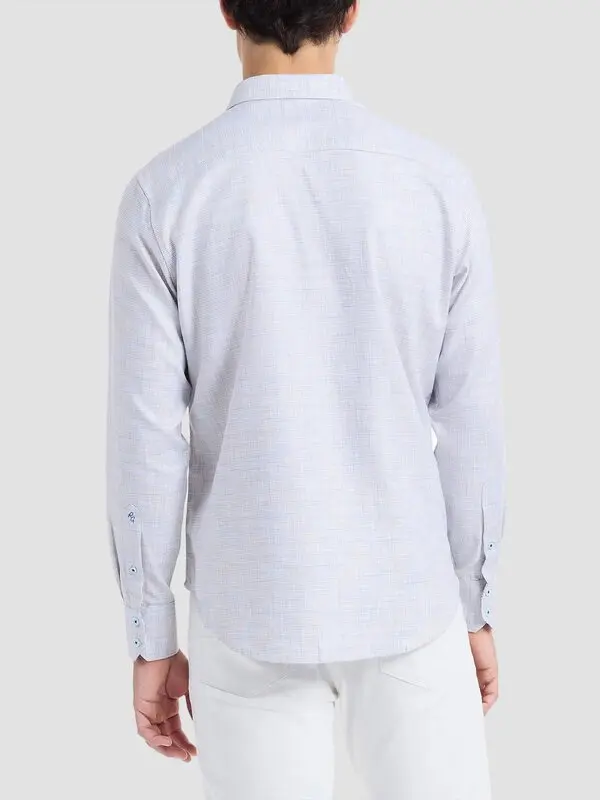 Robert Graham Edison Space-dye Cotton Shirt