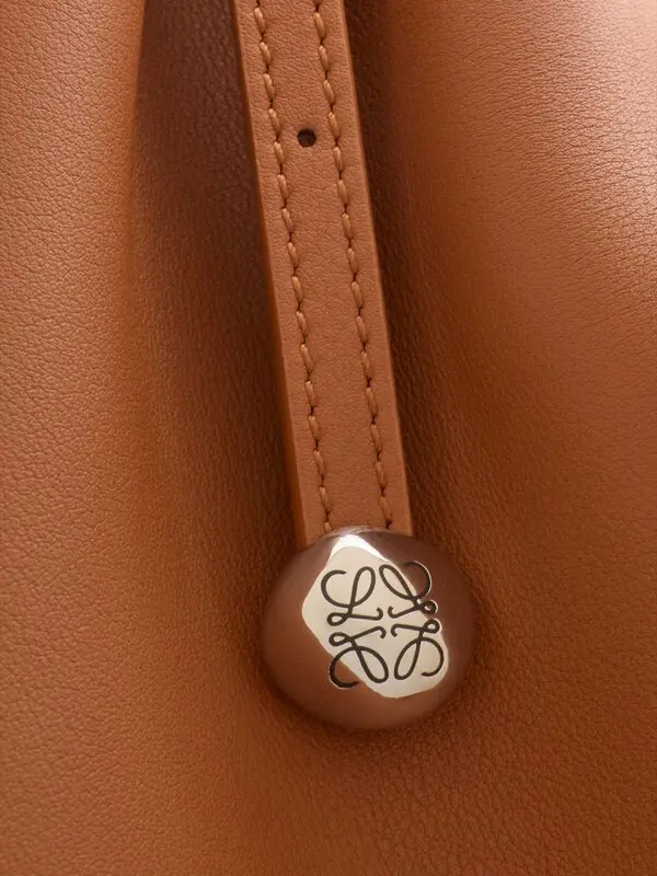 Loewe Scarf Medium Leather Shoulder Bag - Squirrel