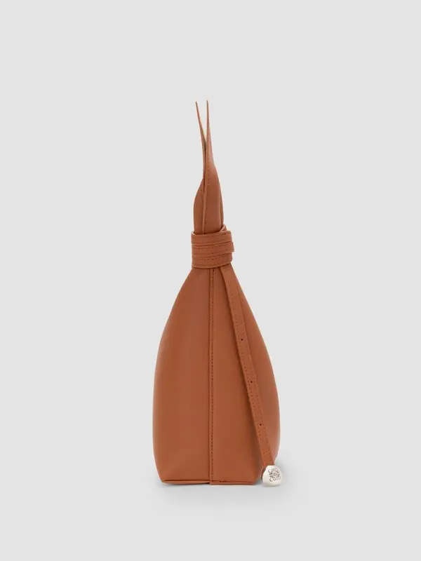 Loewe Scarf Medium Leather Shoulder Bag - Squirrel