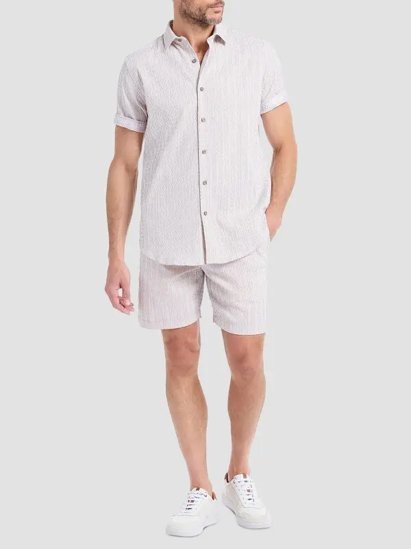 Robert Graham Fornillo Stripe Seersucker Shorts
