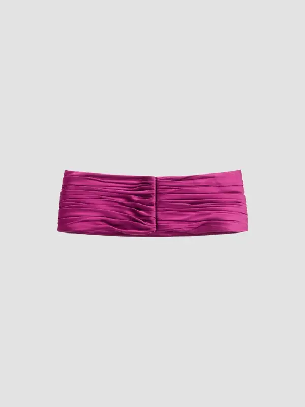 Valentino Garavani Satin Cady Belt - Purple