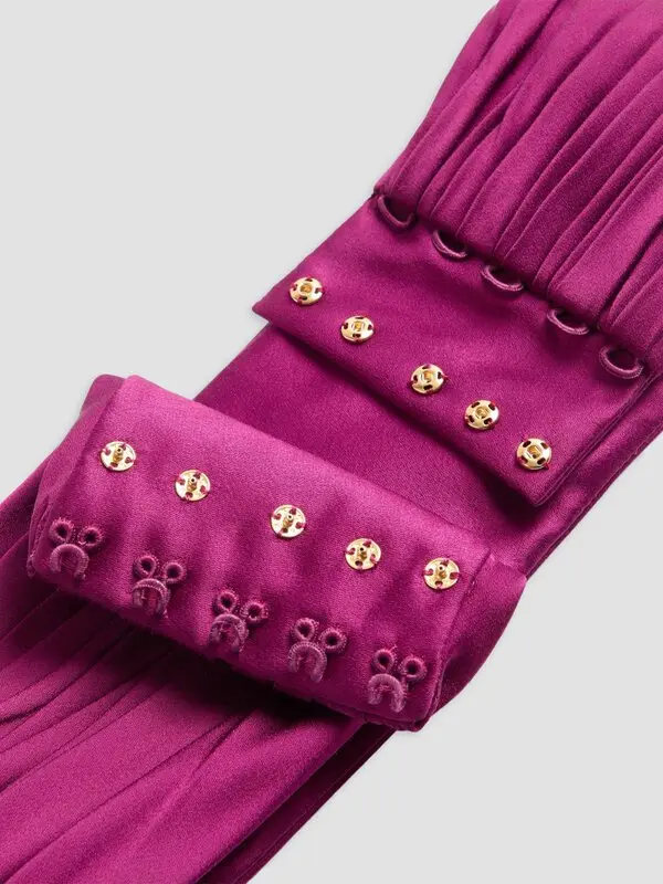 Valentino Garavani Satin Cady Belt - Purple