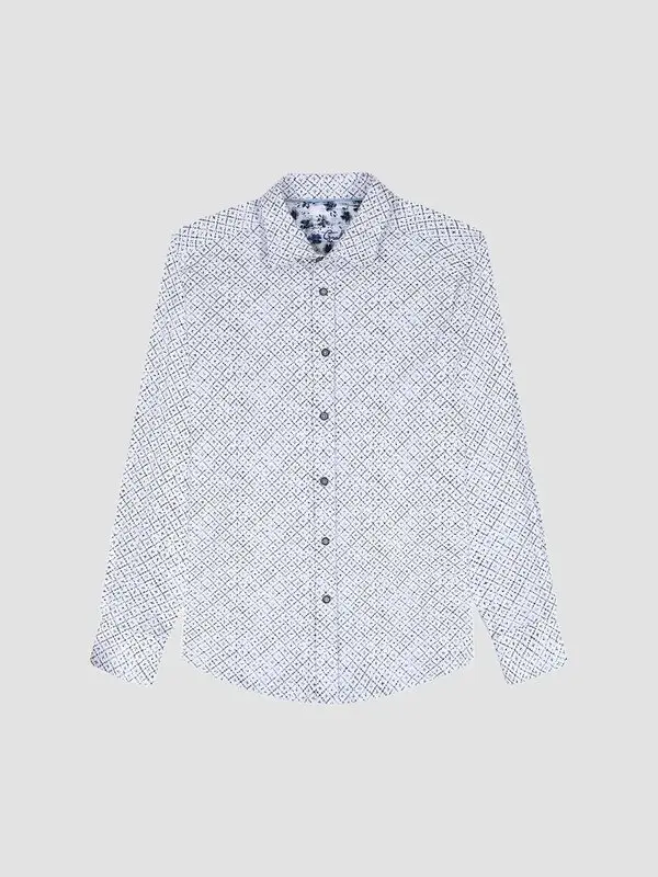 Robert Graham Montagu Knit Button-front Shirt