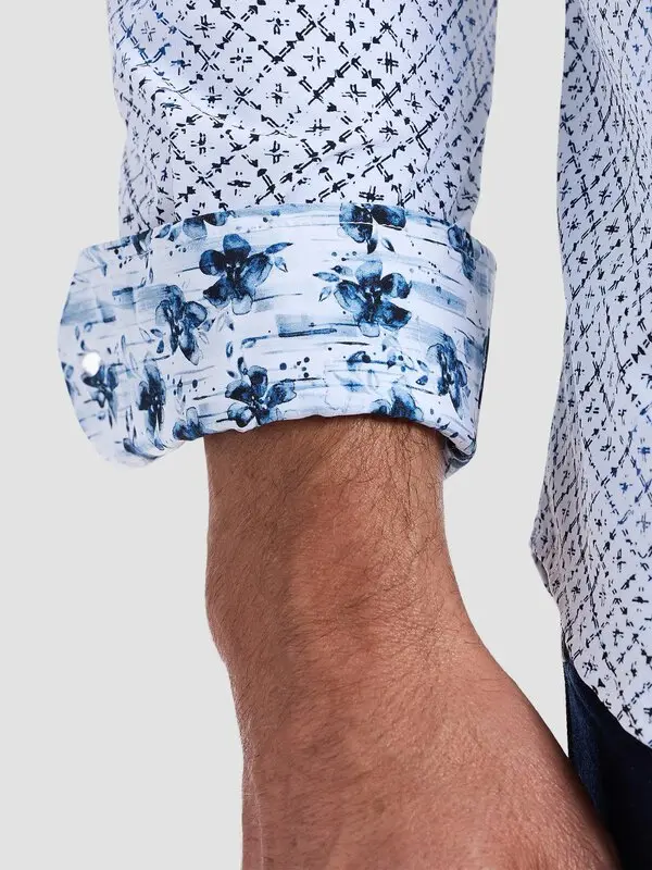 Robert Graham Montagu Knit Button-front Shirt