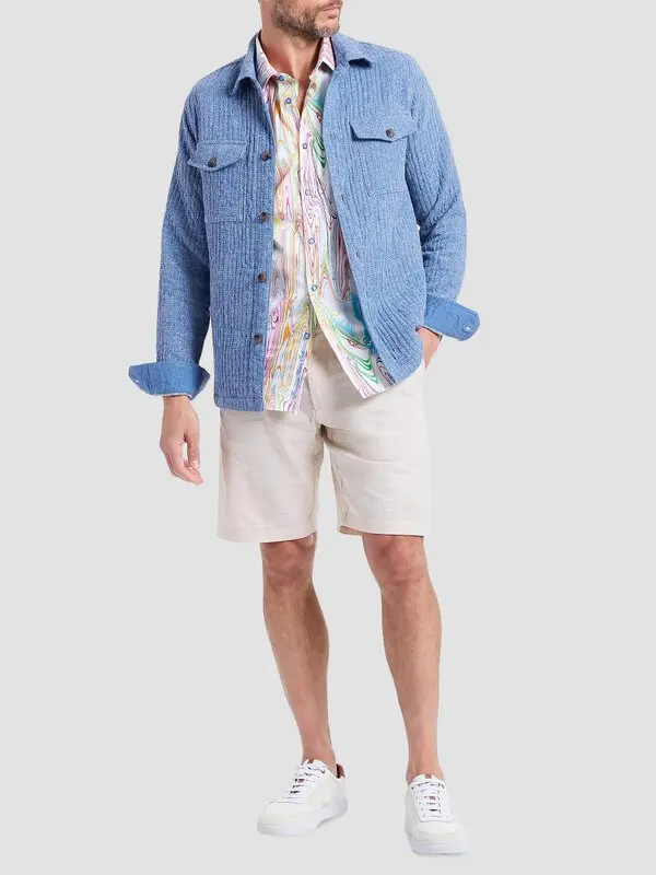 Robert Graham Shawell Patterned Shirt Jacket
