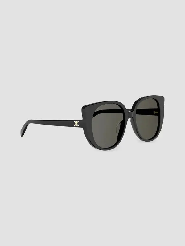 Celine Triomphe Mini 55mm Butterfly Sunglasses - Black