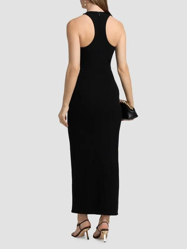 Ronny Kobo Ziamara Column Maxi Dress