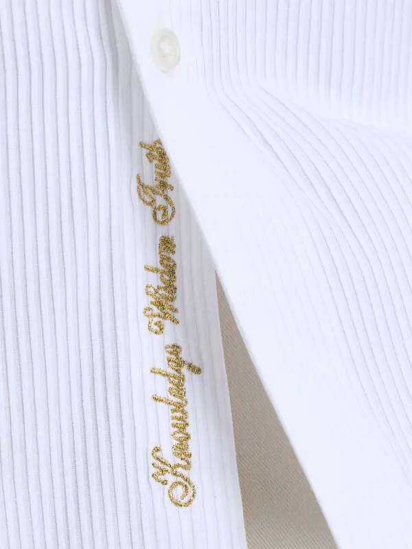 Robert Graham Le Striped Floral Cotton Shirt
