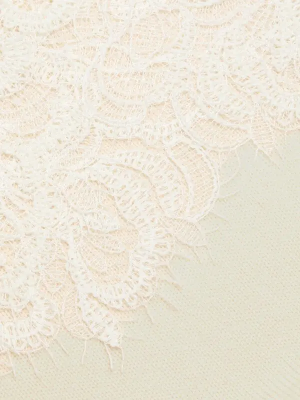 Ramy Brook Nerissa Lace & Wool-cashmere Sweater