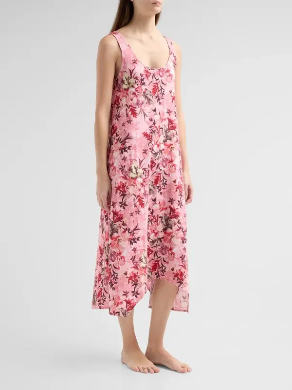 Johnny Was The Tank Floral Cotton-blend Sleep Dress - Ashra