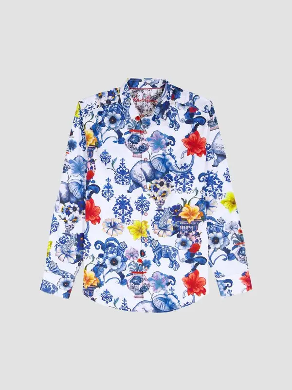 Robert Graham Piccadilly Floral Cotton Shirt