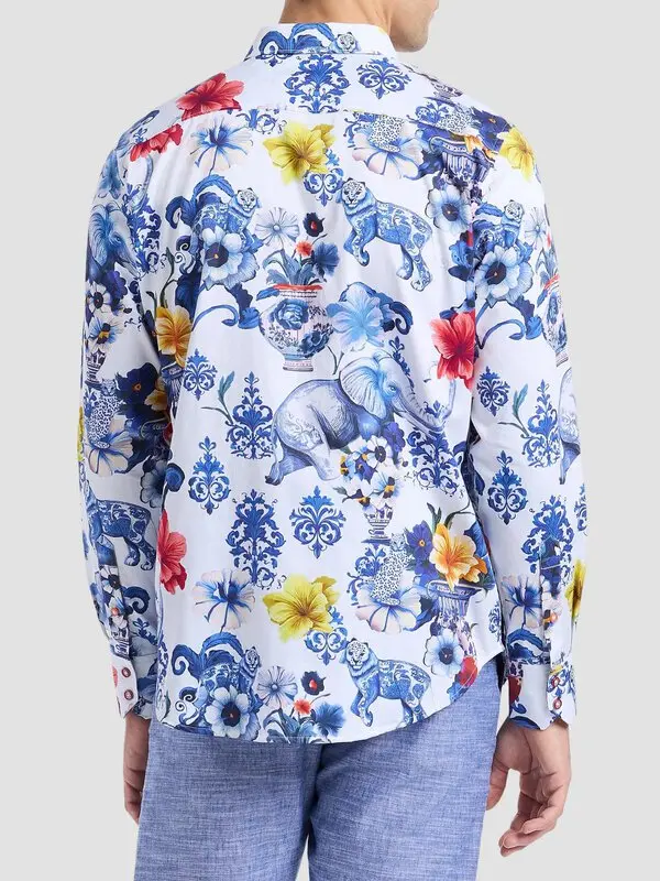 Robert Graham Piccadilly Floral Cotton Shirt