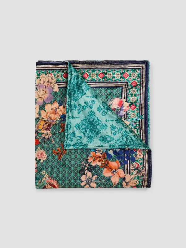 Johnny Was Laurel Canyon Floral Blanket