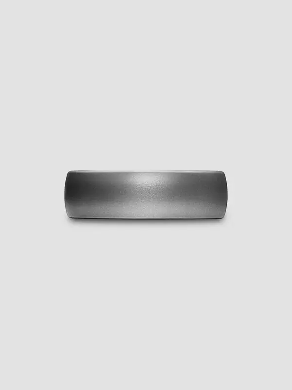 David Yurman Streamline Band Ring In Anthracite Titanium, 7.6mm