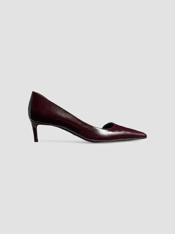 Khaite Jett 45mm Leather D'orsay Pumps