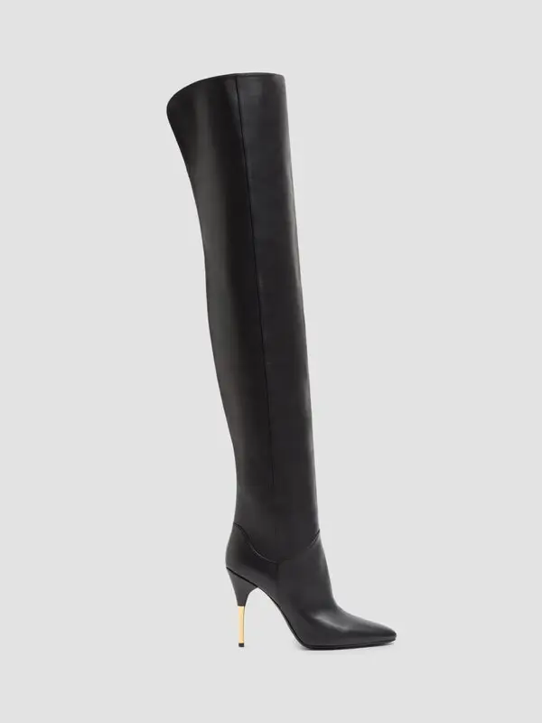 Valentino Garavani Deboot 105mm Over-the-knee Calfskin Boots