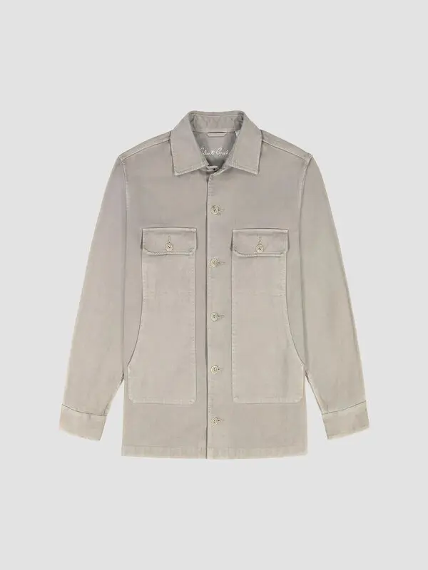 Robert Graham Guston Woven Cotton Shirt Jacket