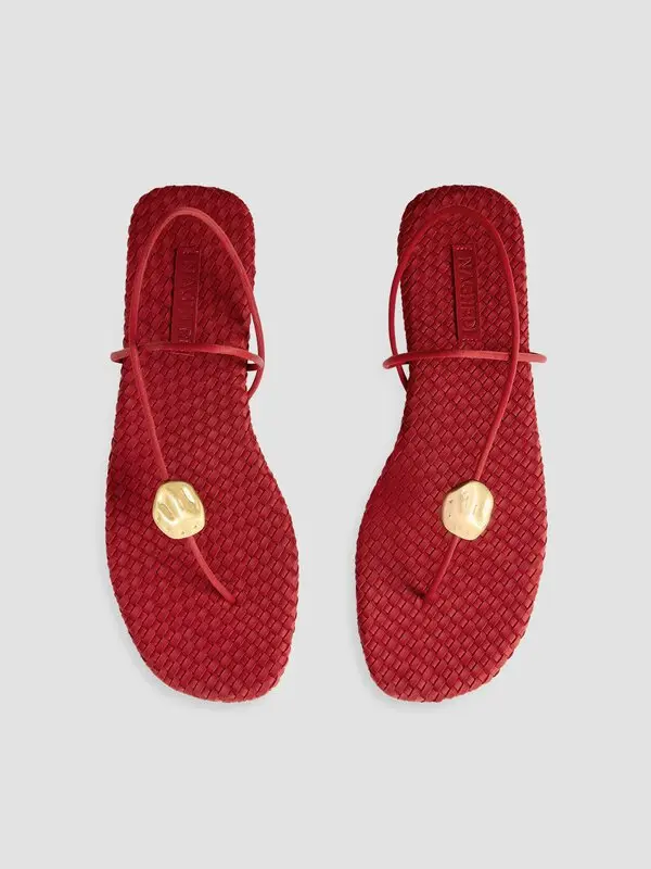 NAGHEDI Gaia Sandals - Rosso
