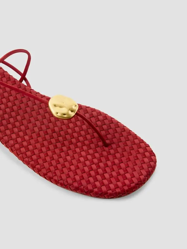 NAGHEDI Gaia Sandals - Rosso