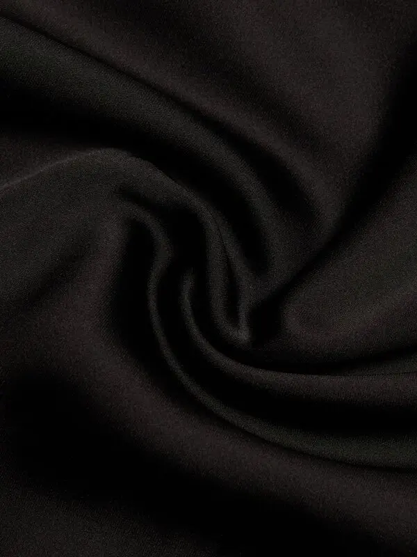 Ramy Brook Belle Plunging V-neck Satin Gown