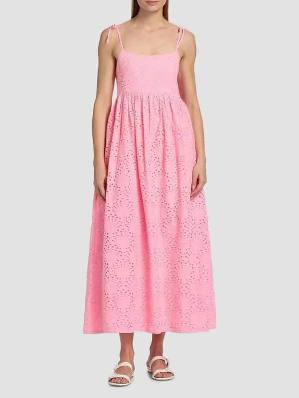 Beach Riot Valory Cotton Eyelet Maxi Dress