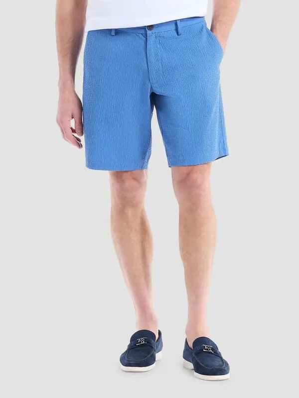 Robert Graham Thresher Cotton-blend Seersucker Shorts