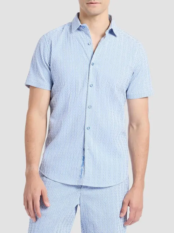 Robert Graham Fornillo Striped Jacquard Shirt