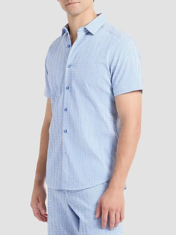 Robert Graham Fornillo Striped Jacquard Shirt