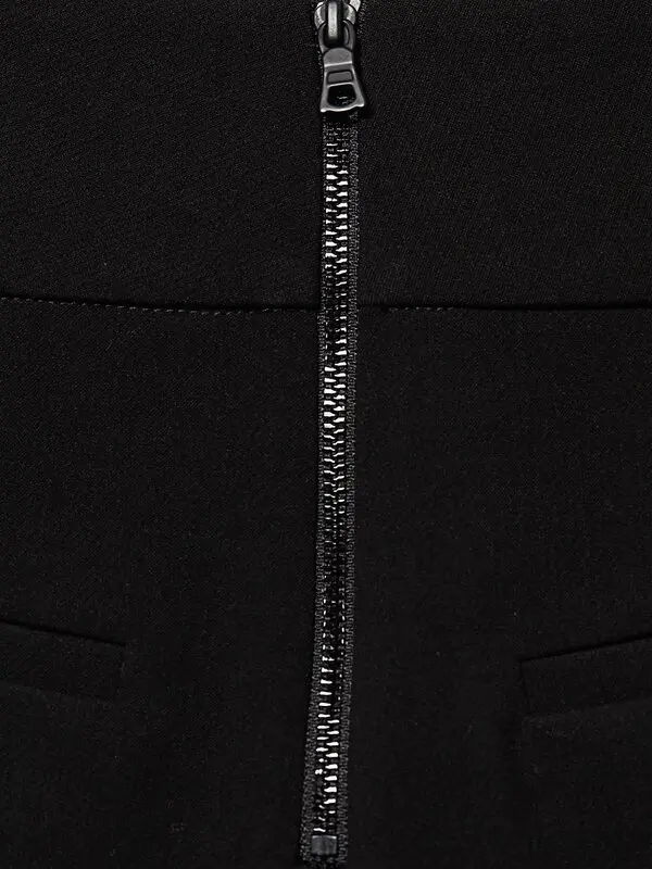 Alice + Olivia Donald High-rise Shorts - Black