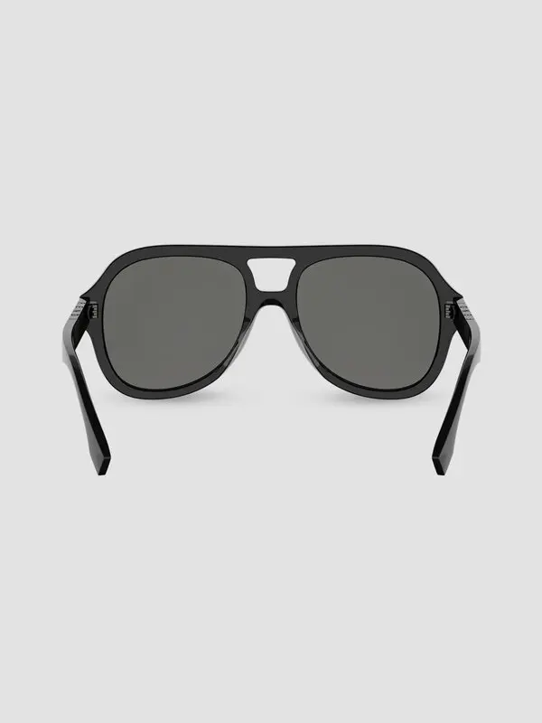 Fendi Five Sisters 56mm Aviator Sunglasses - Black