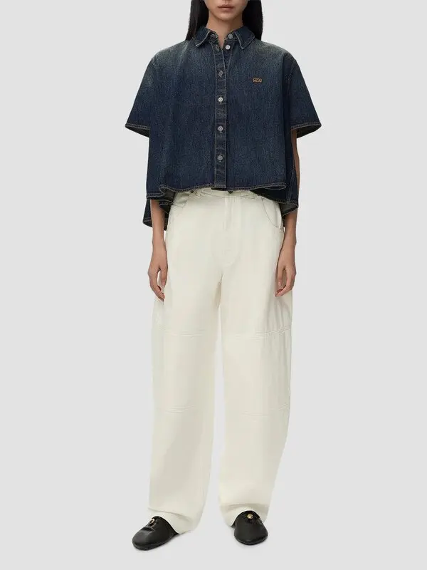 Loewe Denim Short-sleeve Shirt