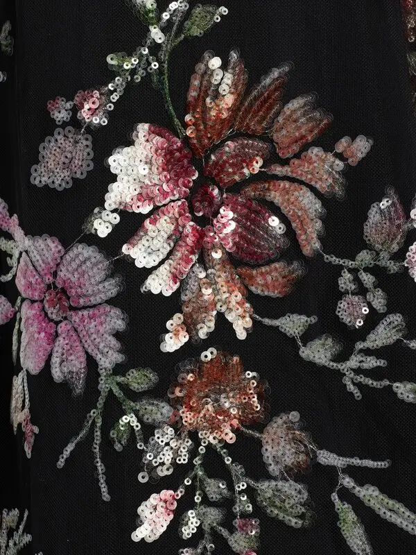 Johnny Was Siza Floral Mesh Maxi Dress