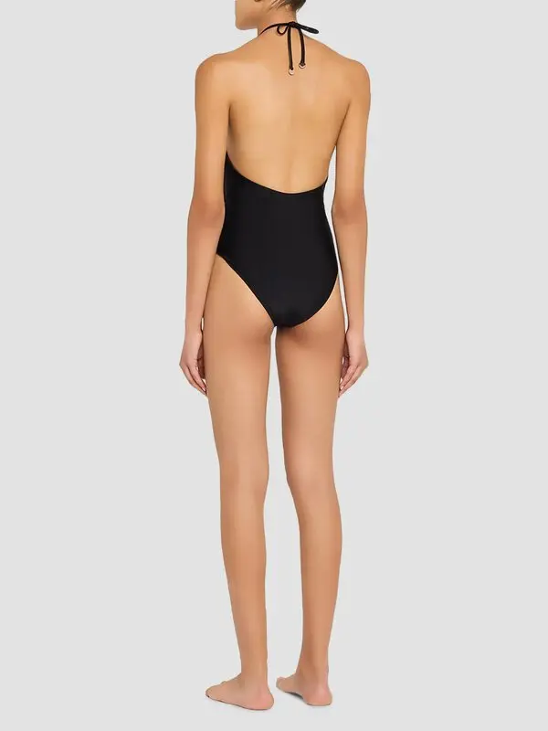 Ramy Brook Nia Halterneck One-piece Swimsuit - Black