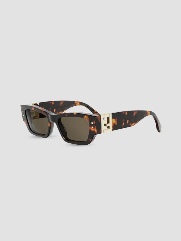 Fendi Fold 53mm Cat-eye Sunglasses - Brown