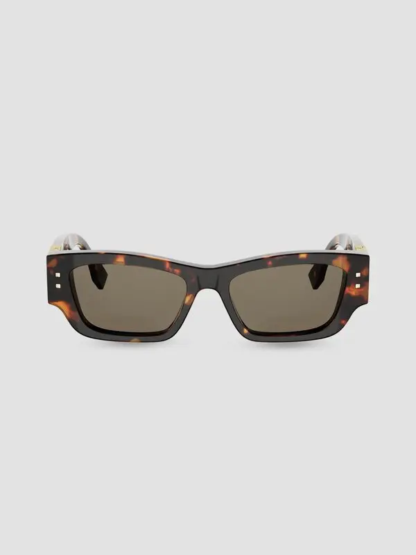 Fendi Fold 53mm Cat-eye Sunglasses - Brown