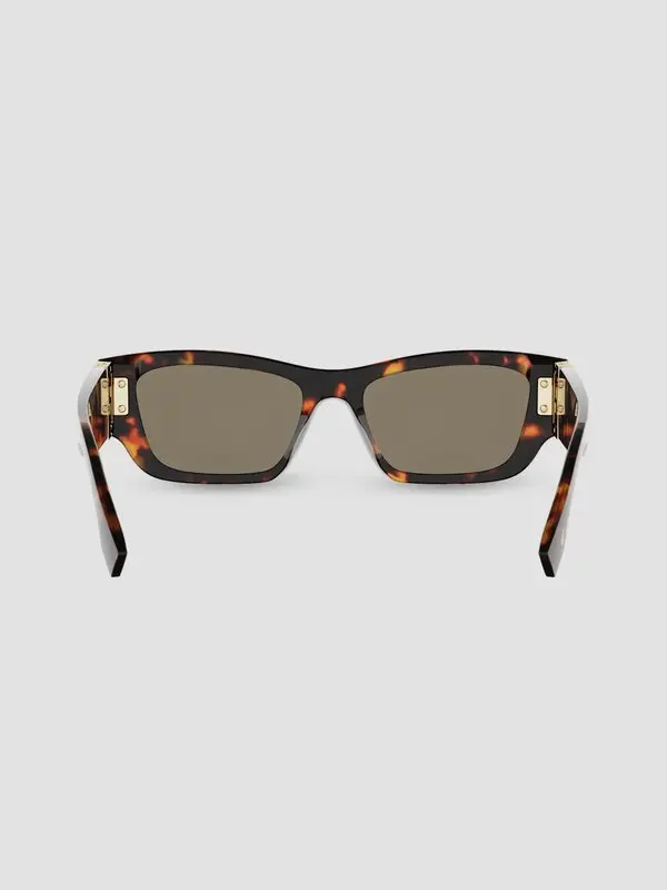 Fendi Fold 53mm Cat-eye Sunglasses - Brown