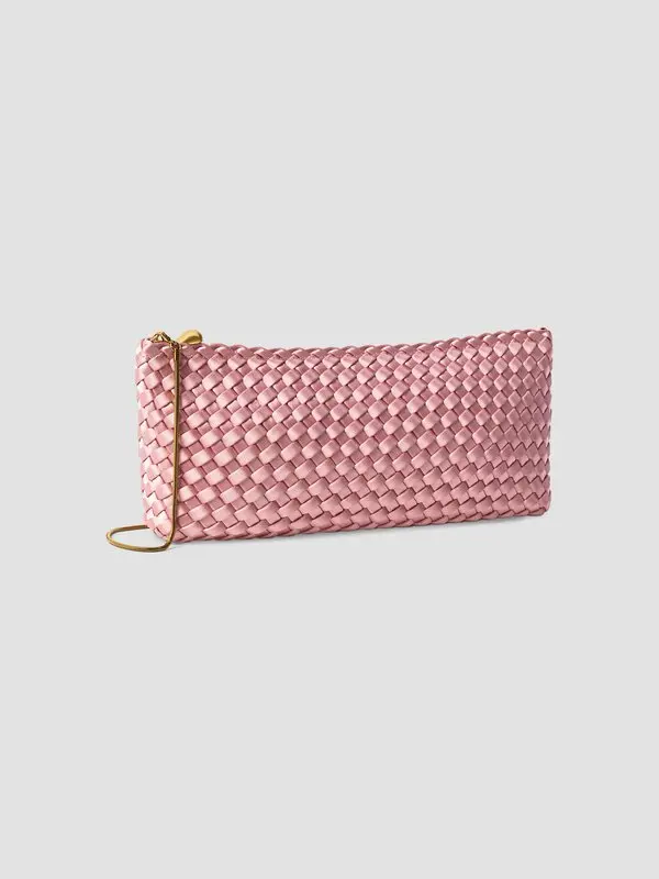 NAGHEDI Gala Satin Clutch Bag - Flor