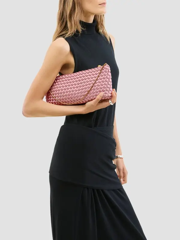 NAGHEDI Gala Satin Clutch Bag - Flor