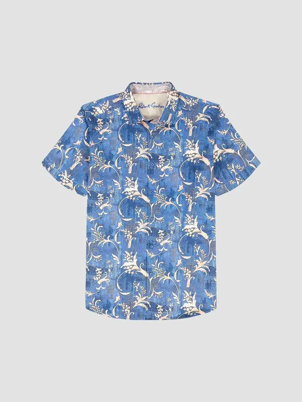 Robert Graham Junipero Woven Short-sleeve Shirt