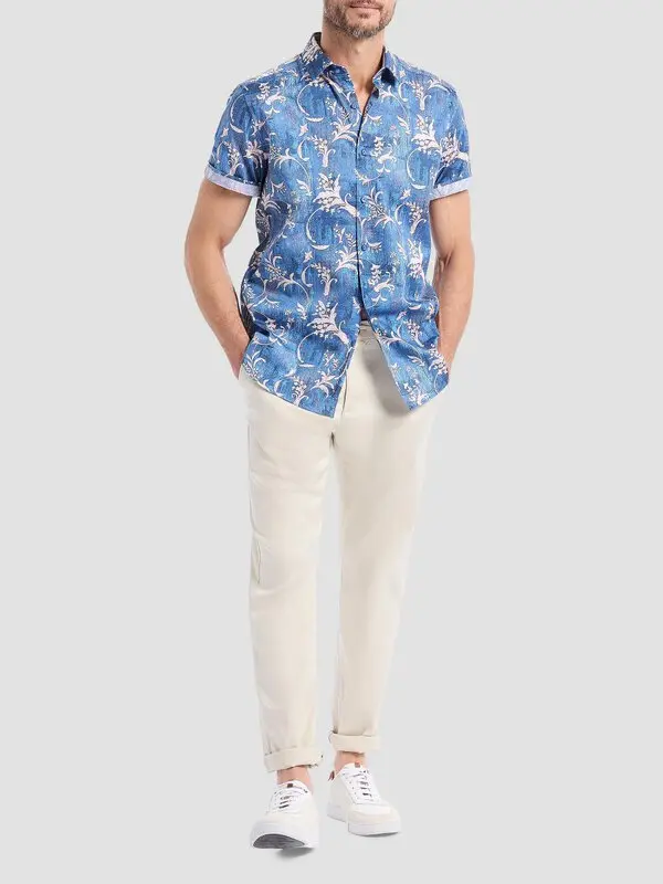 Robert Graham Junipero Woven Short-sleeve Shirt