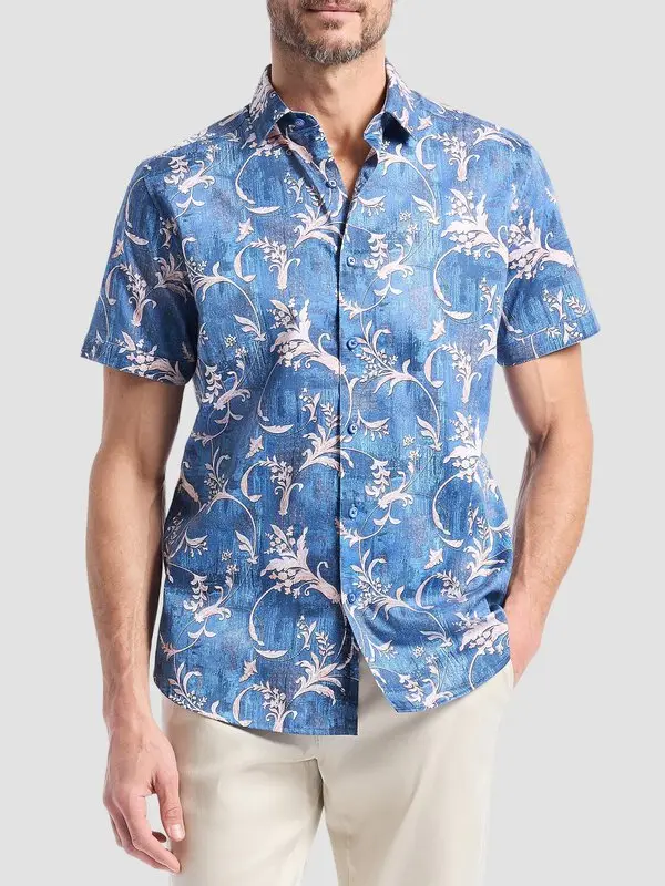 Robert Graham Junipero Woven Short-sleeve Shirt