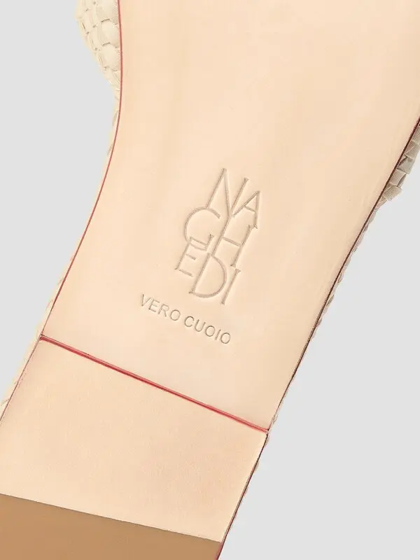 NAGHEDI St. Barths Slide Sandals - Ecru