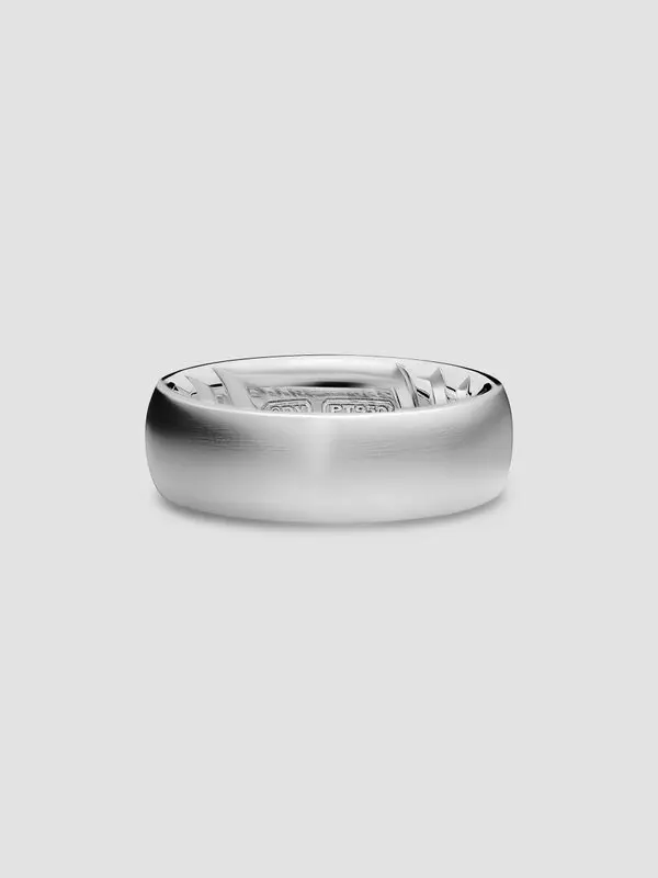 David Yurman Streamline Band Ring In Platinum, 7.6mm