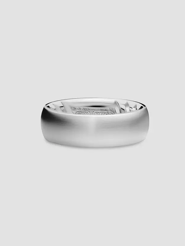 David Yurman Streamline Band Ring In Platinum, 7.6mm - Silver