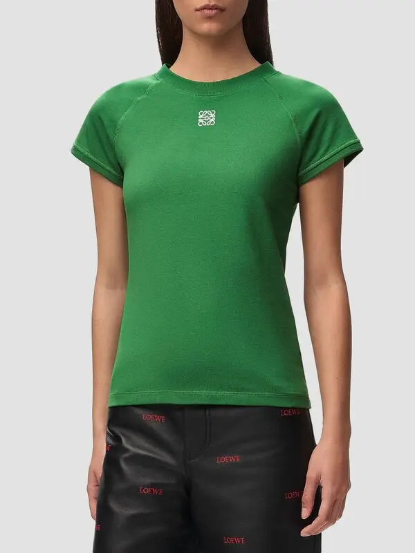 Loewe Logo Cotton-blend T-shirt