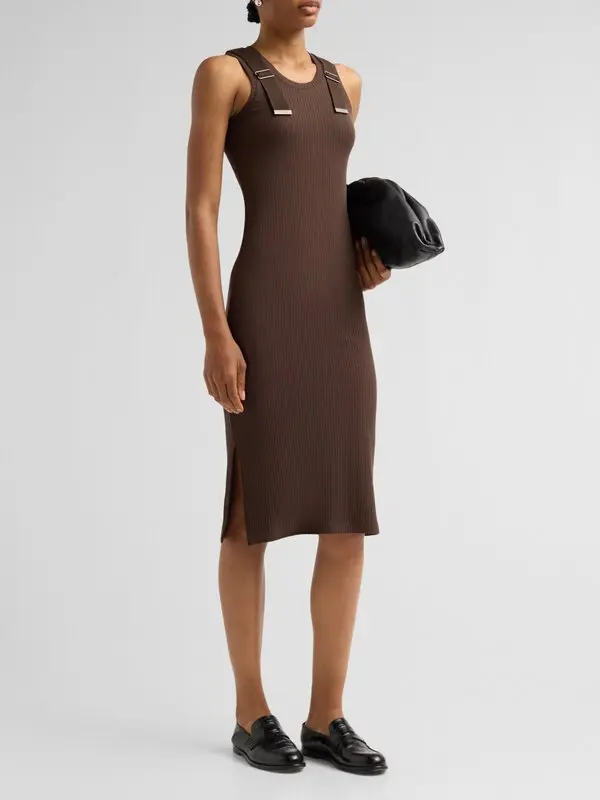 Loewe Cotton Ribbed Dress