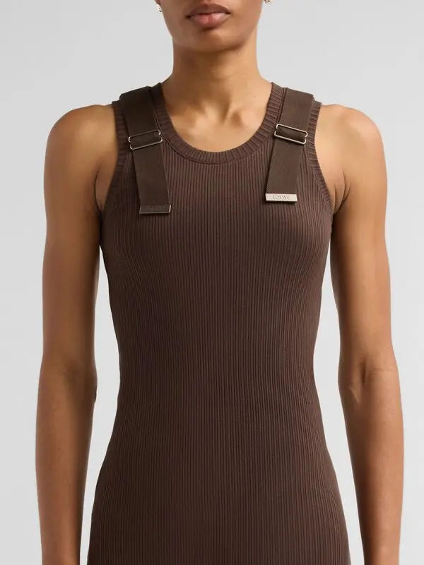 Loewe Cotton Ribbed Dress