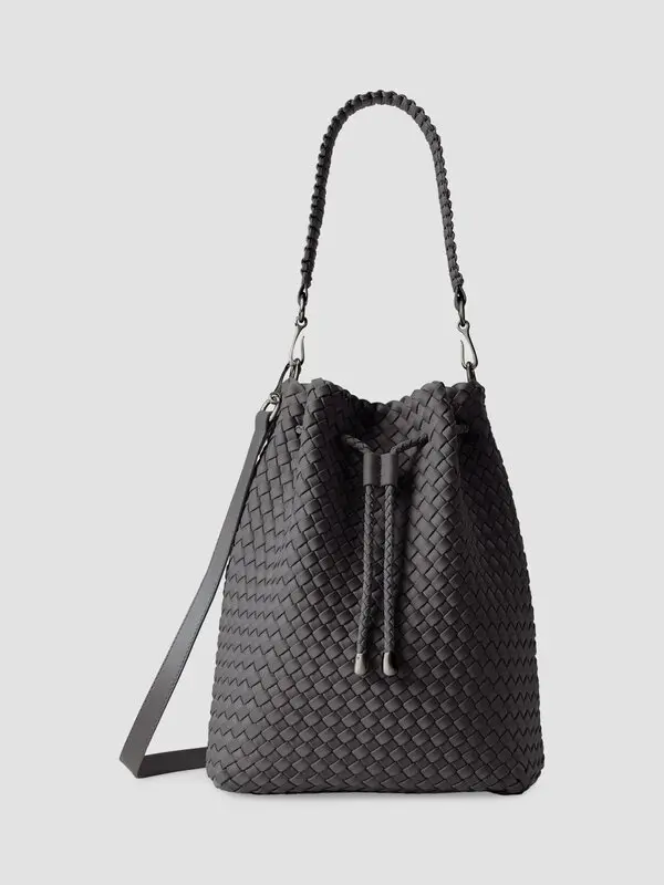 NAGHEDI Mercer Large Bucket Bag - Ash