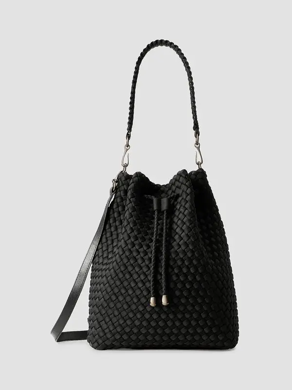 NAGHEDI Mercer Large Bucket Bag - Onyx
